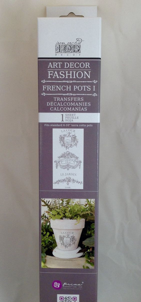 IOD Transfer - French Pots I | Easy application, Beautiful finish and ...